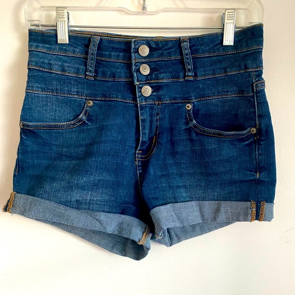 Aeropostale | Shorts | Aeropostale Super High Rise Midi Jean Shorts ...